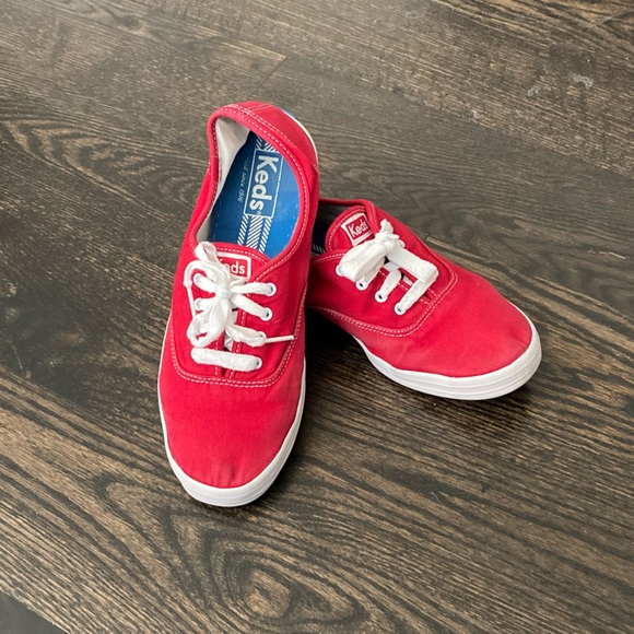 Keds | Shoes | Keds Champion Originals Lace Up Sneakers Red Womens Sz ...